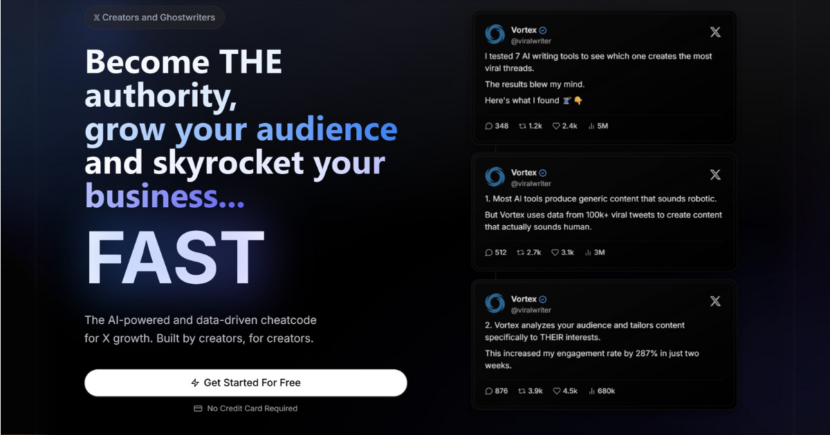Vortex - The cheatcode for X growth